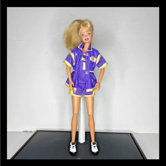 Mattel | Toys | Vintage 998 Mattel Barbie Los Angeles Lakers Basketball ...